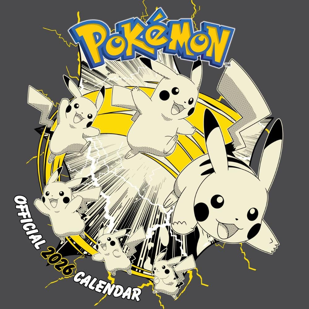 ANIME CALENDAR - POKEMON OFFICIAL CALENDAR - New mrch - 39 - Q1111z £14 ...